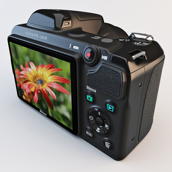 3d model nikon coolpix l810 camera
