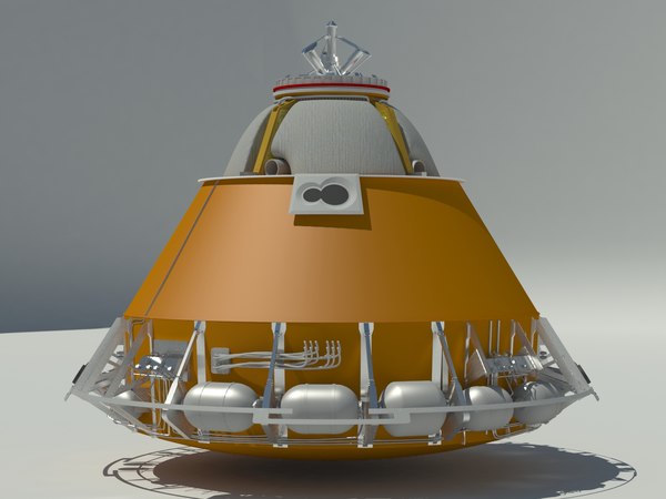 3d Apollo Command Module Model