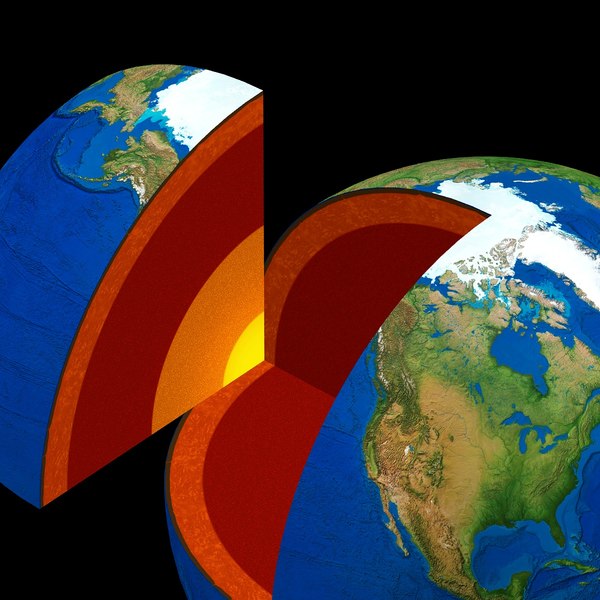 Earth Core 3d Model