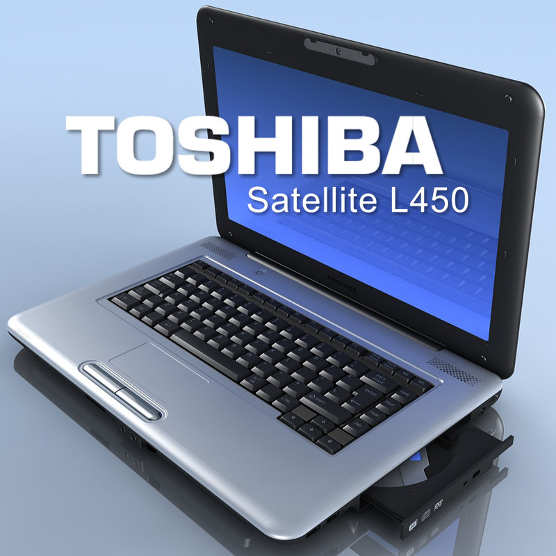 3d model notebook toshiba satellite l450