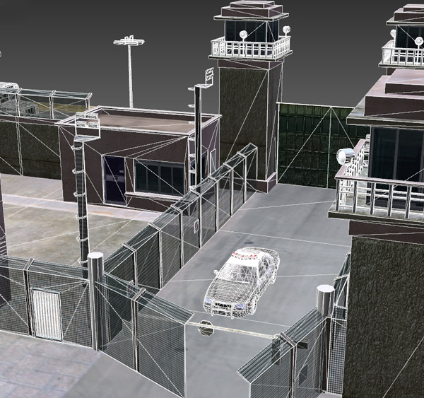 prison jail 3d model prison jail 3d model