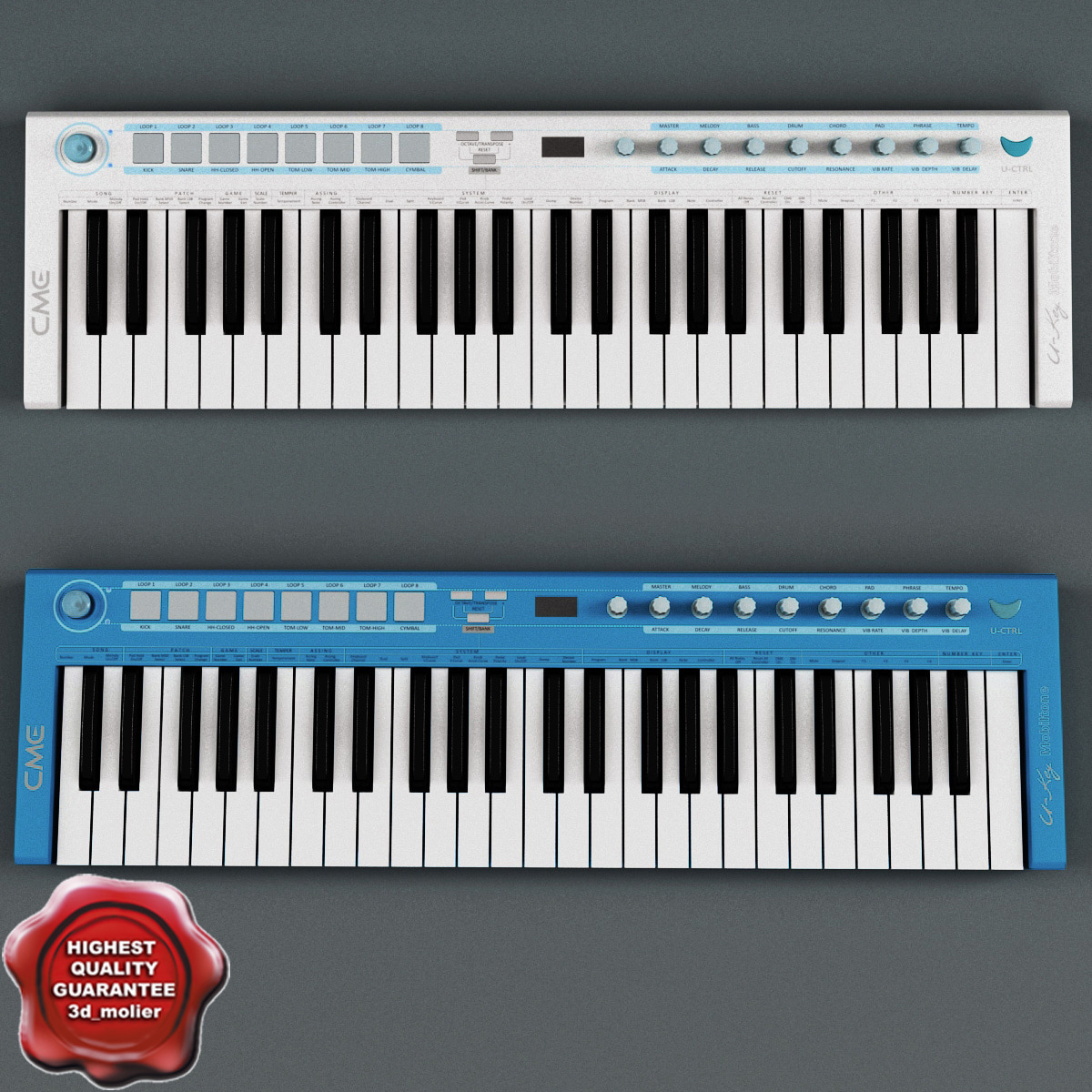 max usb midi keyboard u key