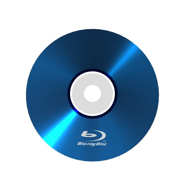 blu ray disc 3d model