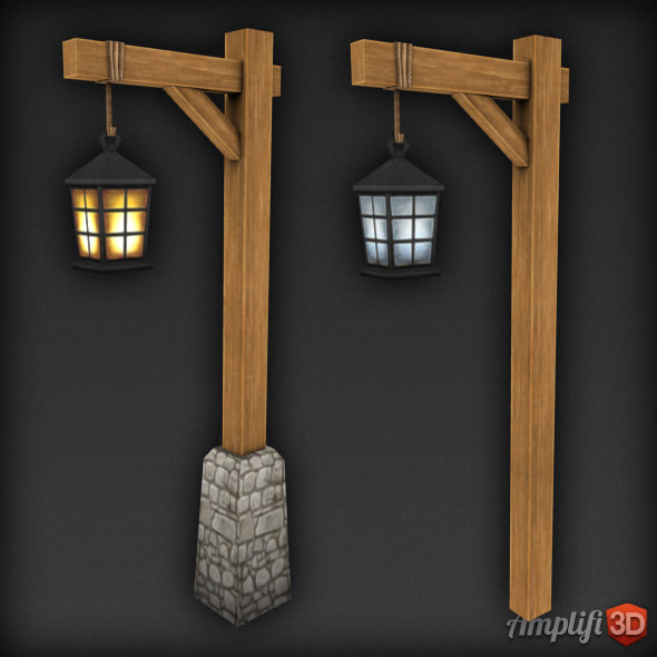 lamp post 3d model