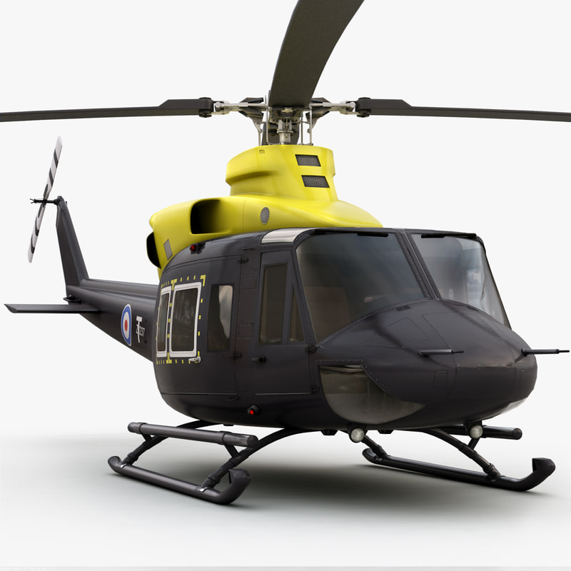 3d Eurocopter Bell 412 Military Helicopter 3d-eurocopter-bell-412-military-helicopter