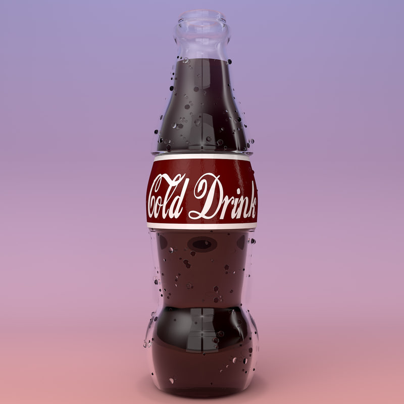 Cold Drink Bottle C4d