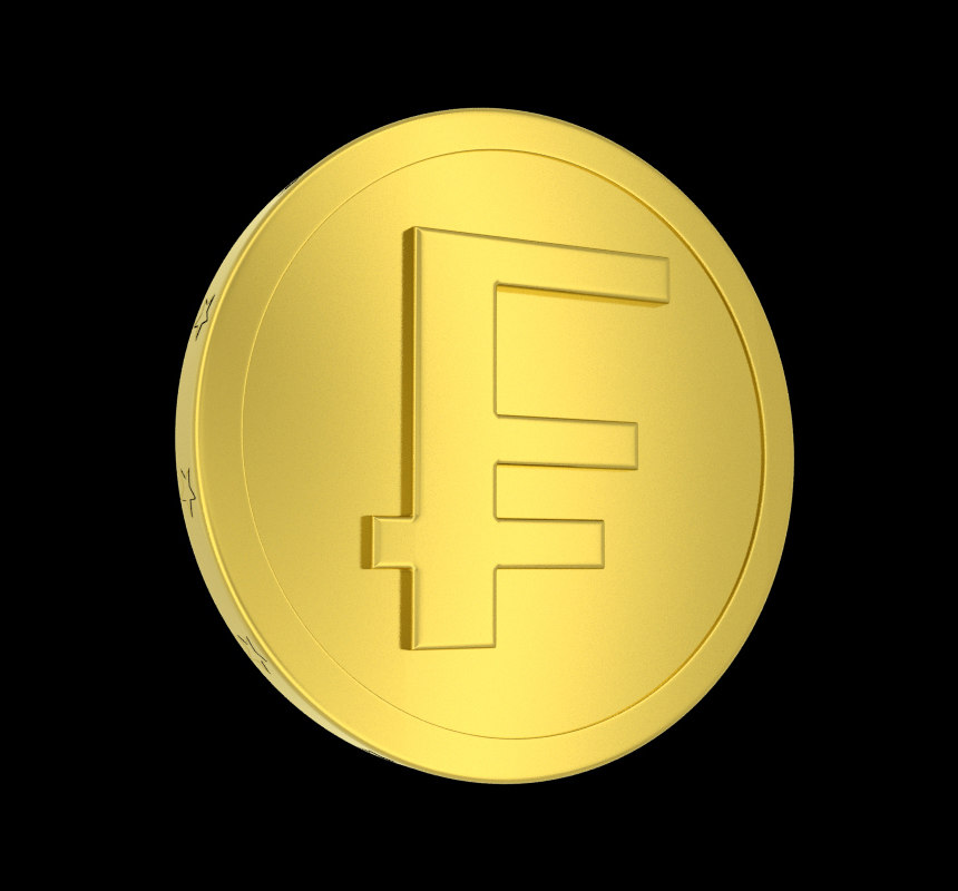 3d Model Metallic Coin Swiss Franc 3d-model-metallic-coin-swiss-franc