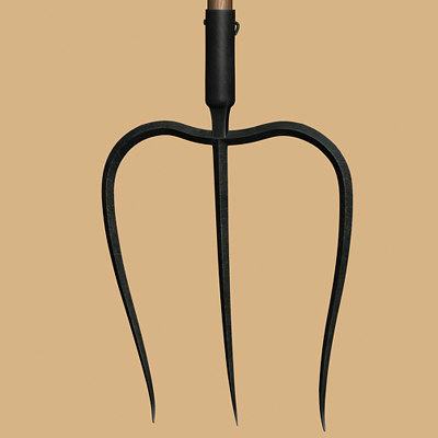 Pitchfork 3D Models and Textures | TurboSquid.com