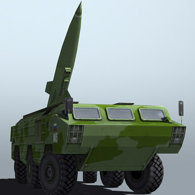 3d model soviet 9k79 tochka tochka u