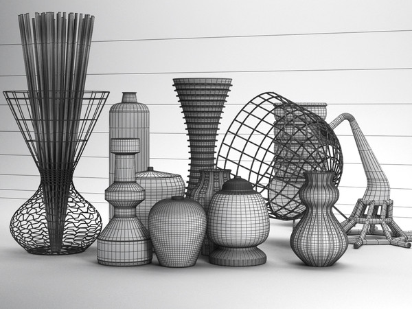 classic chest drawers 3d model