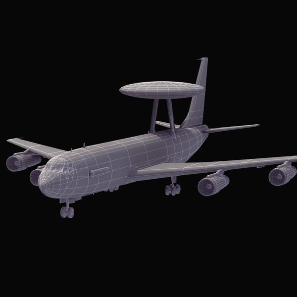 3d model e3 sentry awacs