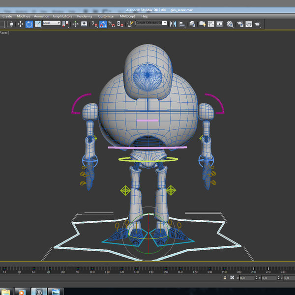 giru robot 3d model