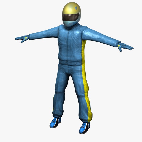 3d racing driver details