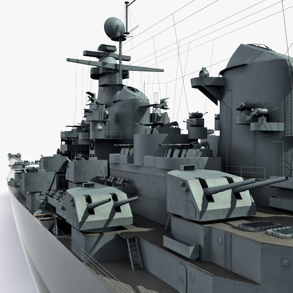 uss bb 63 missouri 3d model