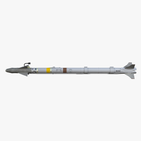 3d model aim 9x sidewinder missile