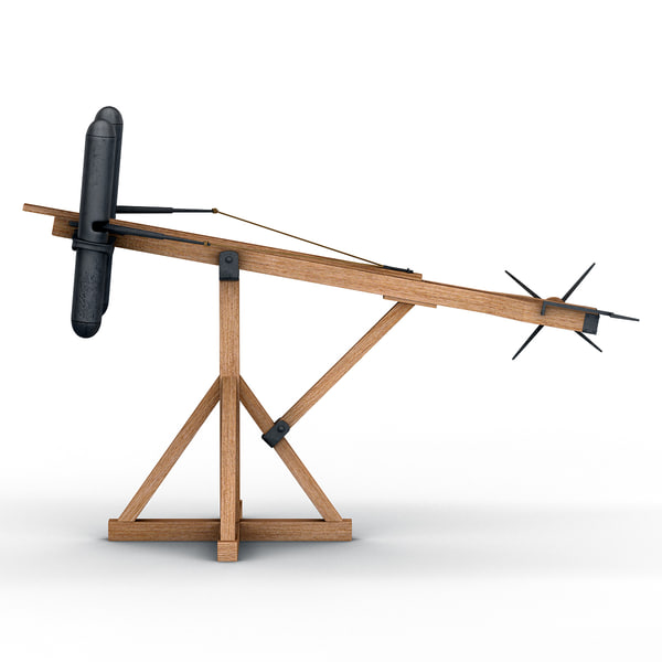 roman light ballista 3d model