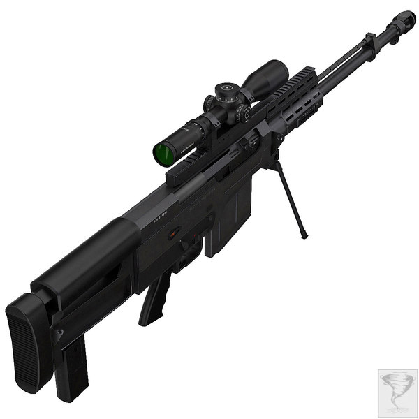 accuracy international as50 3d model
