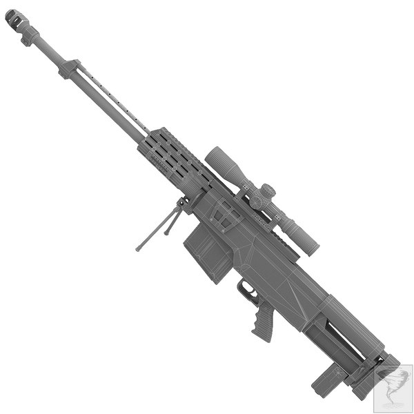 accuracy international as50 3d model