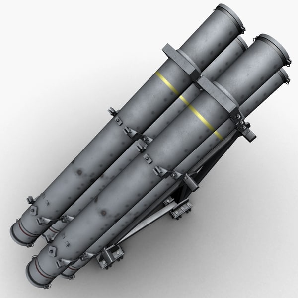 harpoon launcher mk 141 3d model
