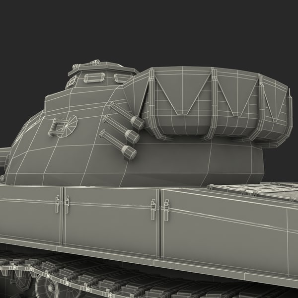 3d model swiss panzer 68 battle tank