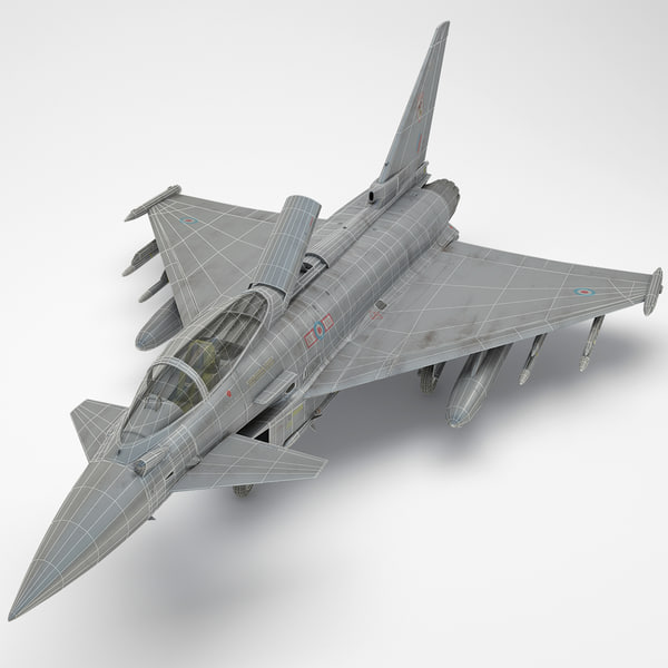 3d max eurofighter typhoon ef2000 2