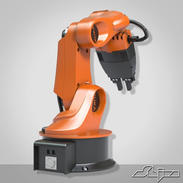 robot arm kuka 3d model