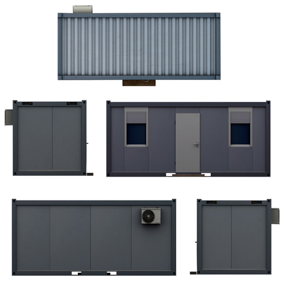 3d 20 portacabin
