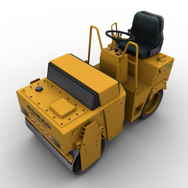 3d steamroller building construction