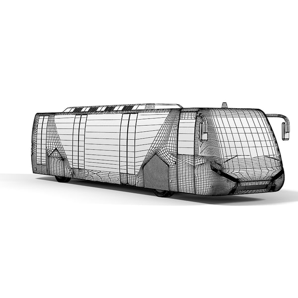 3d model of neoplan airliner airport