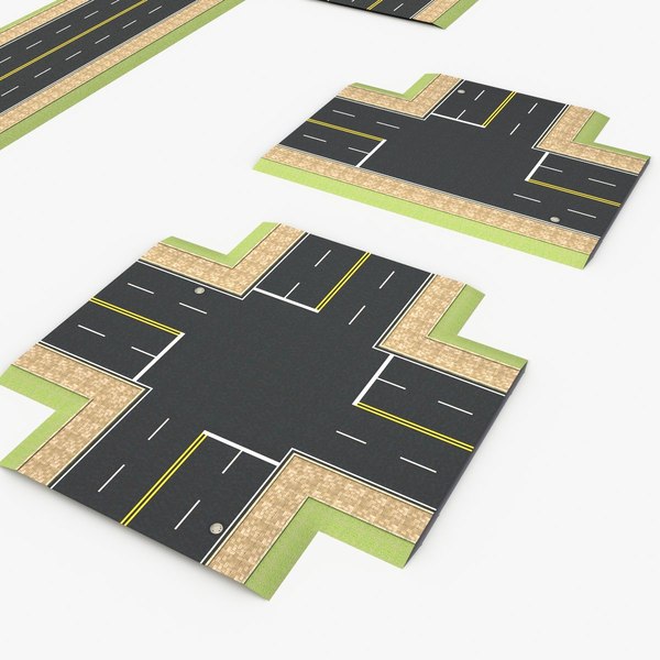 set road 3d model