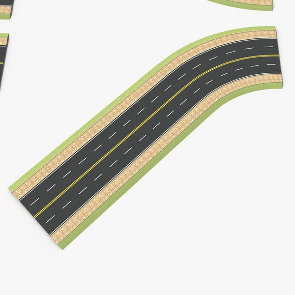 set road 3d model