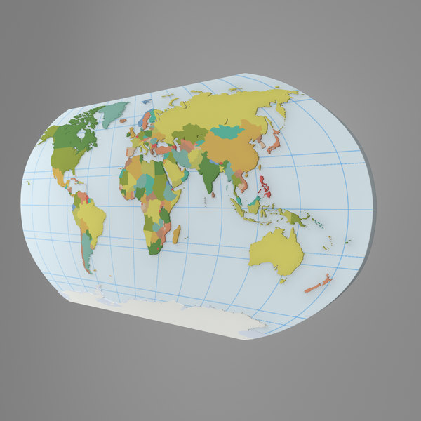 world atlas 3d model