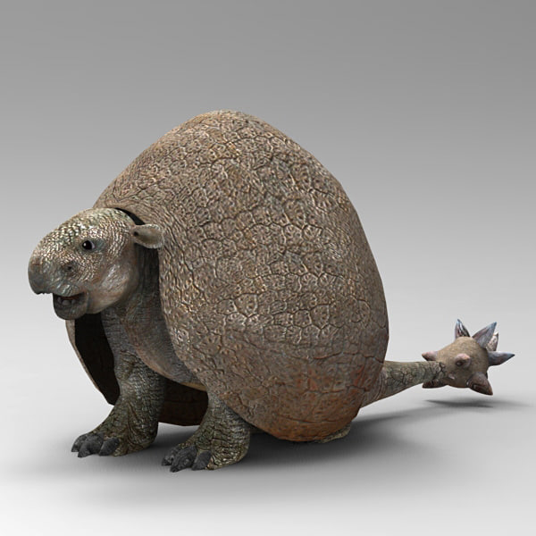 doedicurus prehistoric 3d obj