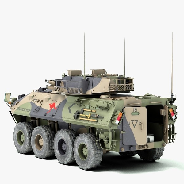 australian vehicle aslav 3d lwo