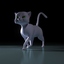 3d cat toon