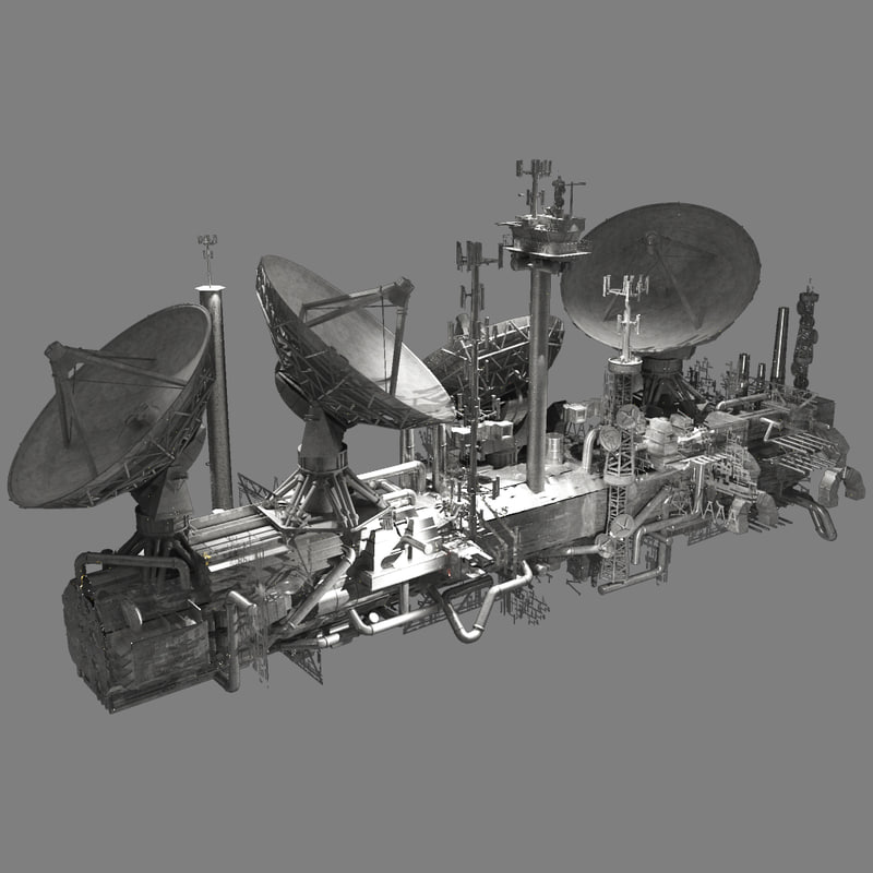 3ds max industrial communications array