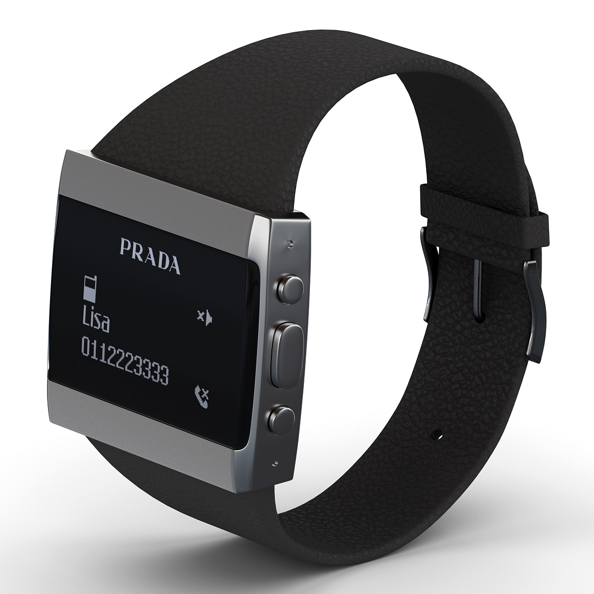 max digital watch prada