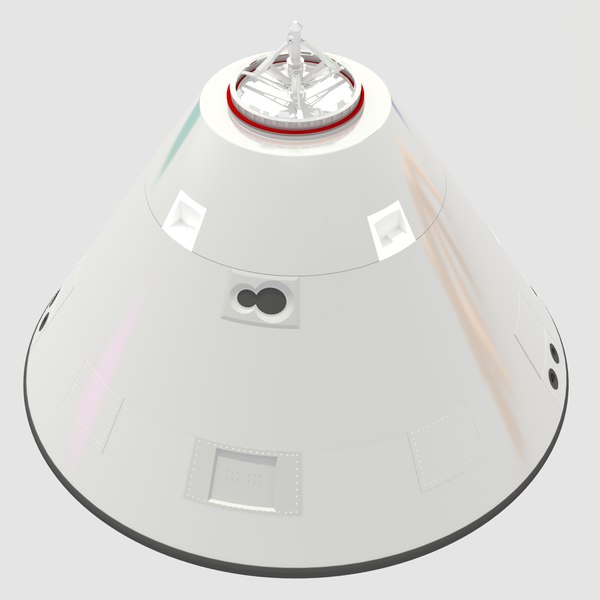 3d apollo command module model