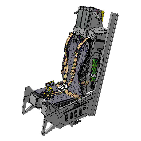 3dsmax f16 ejection seat