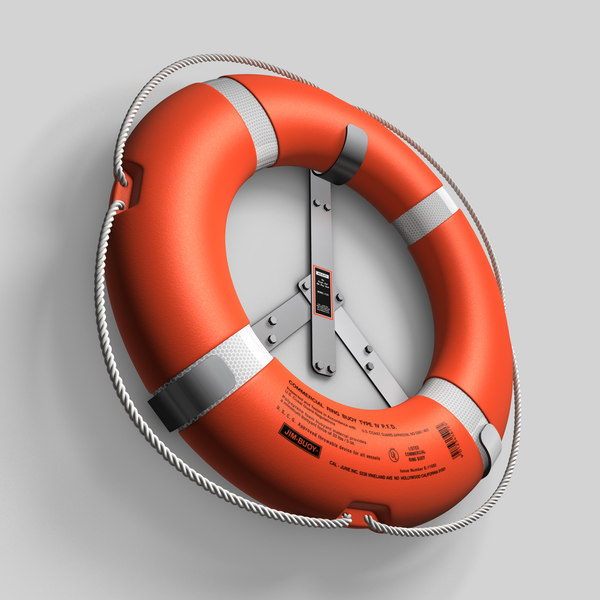 3d model life buoy