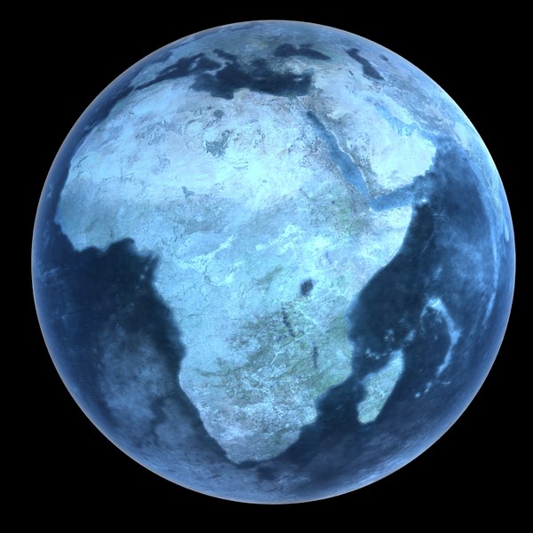 frozen planet earth c4d