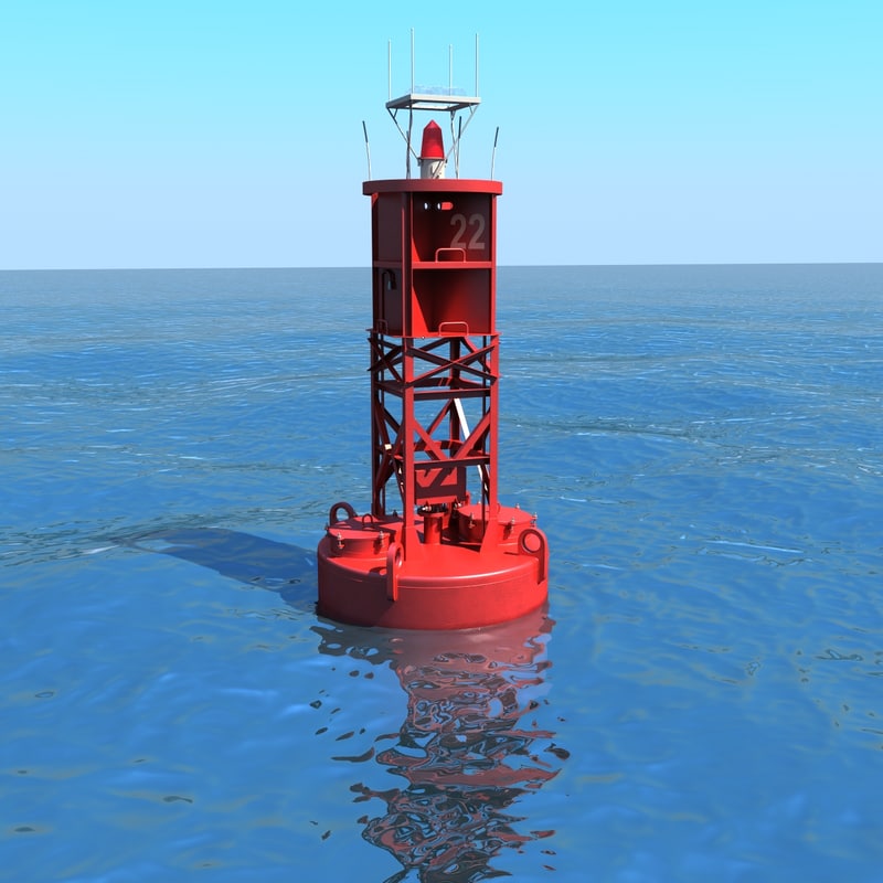 navigational buoy 3d model