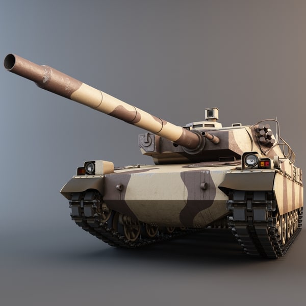 amx 40 french main battle tank 3d 3ds