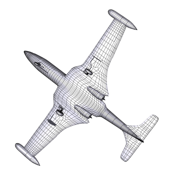mcdonnell f2h banshee jet fighter 3d model