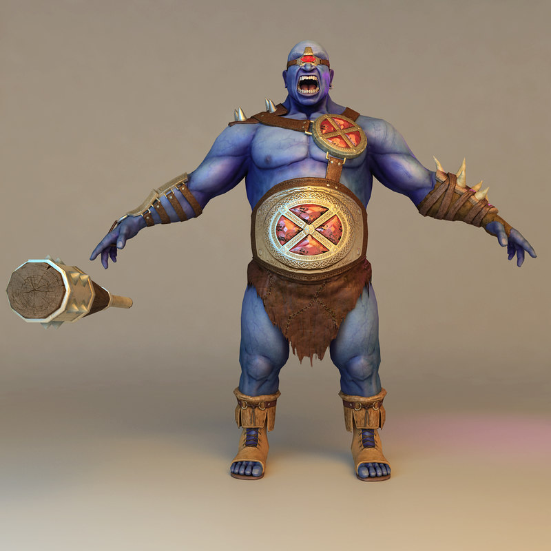 3d cyclops character