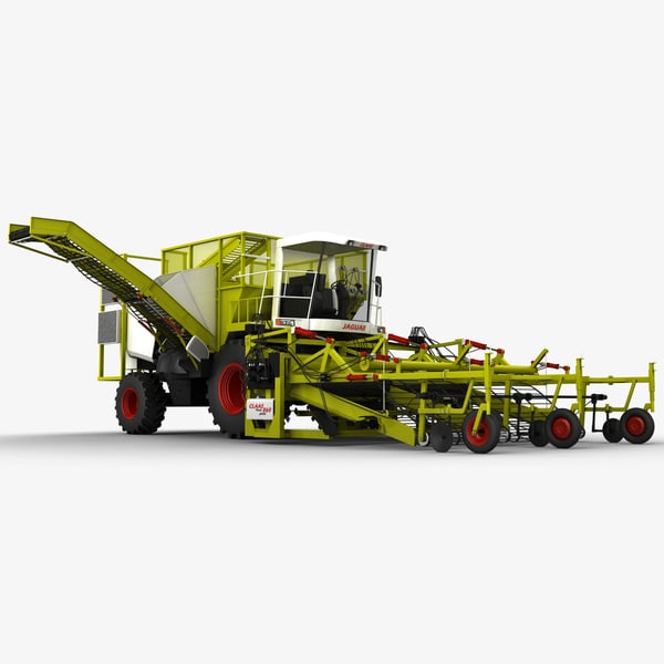 combine claas 3d model