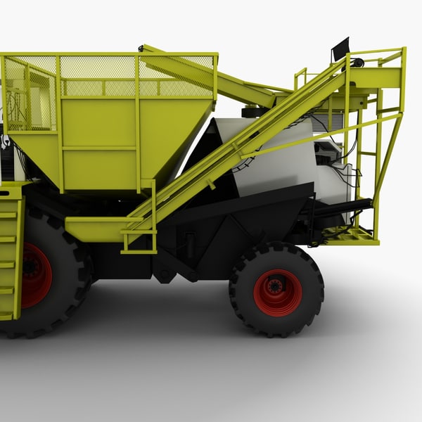 combine claas 3d model