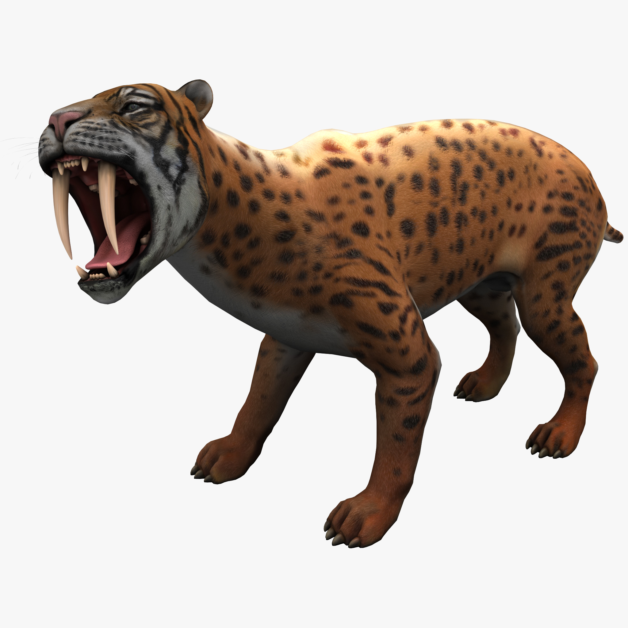 smilodon 2 pose 3d max