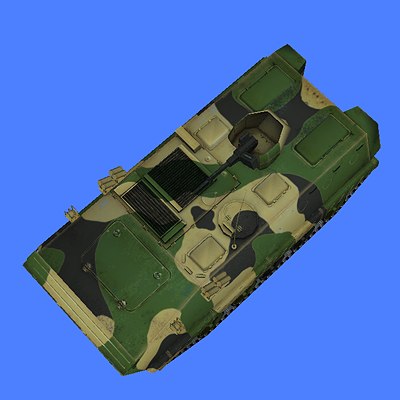 3d chinese zsd89 personnel carrier model