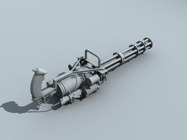 3d m134 gatling minigun
